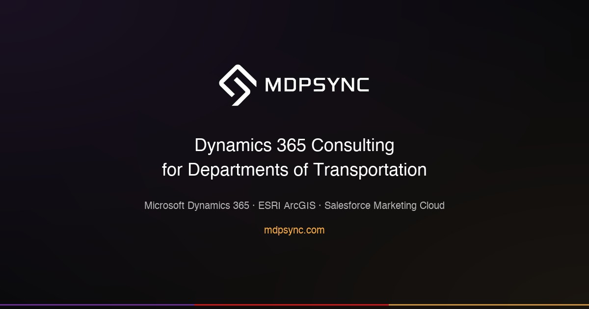 AI-Accelerated Development & Dynamics 365 Consulting | MDPSync